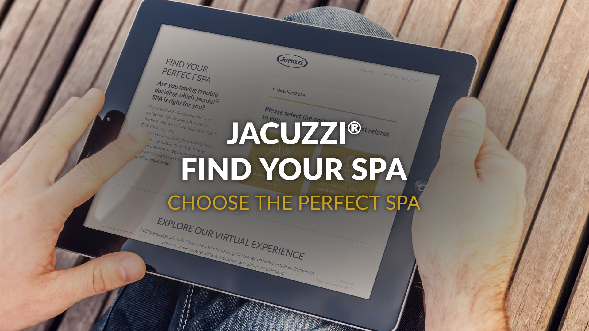 Find Your Perfect SPA - Jacuzzi®